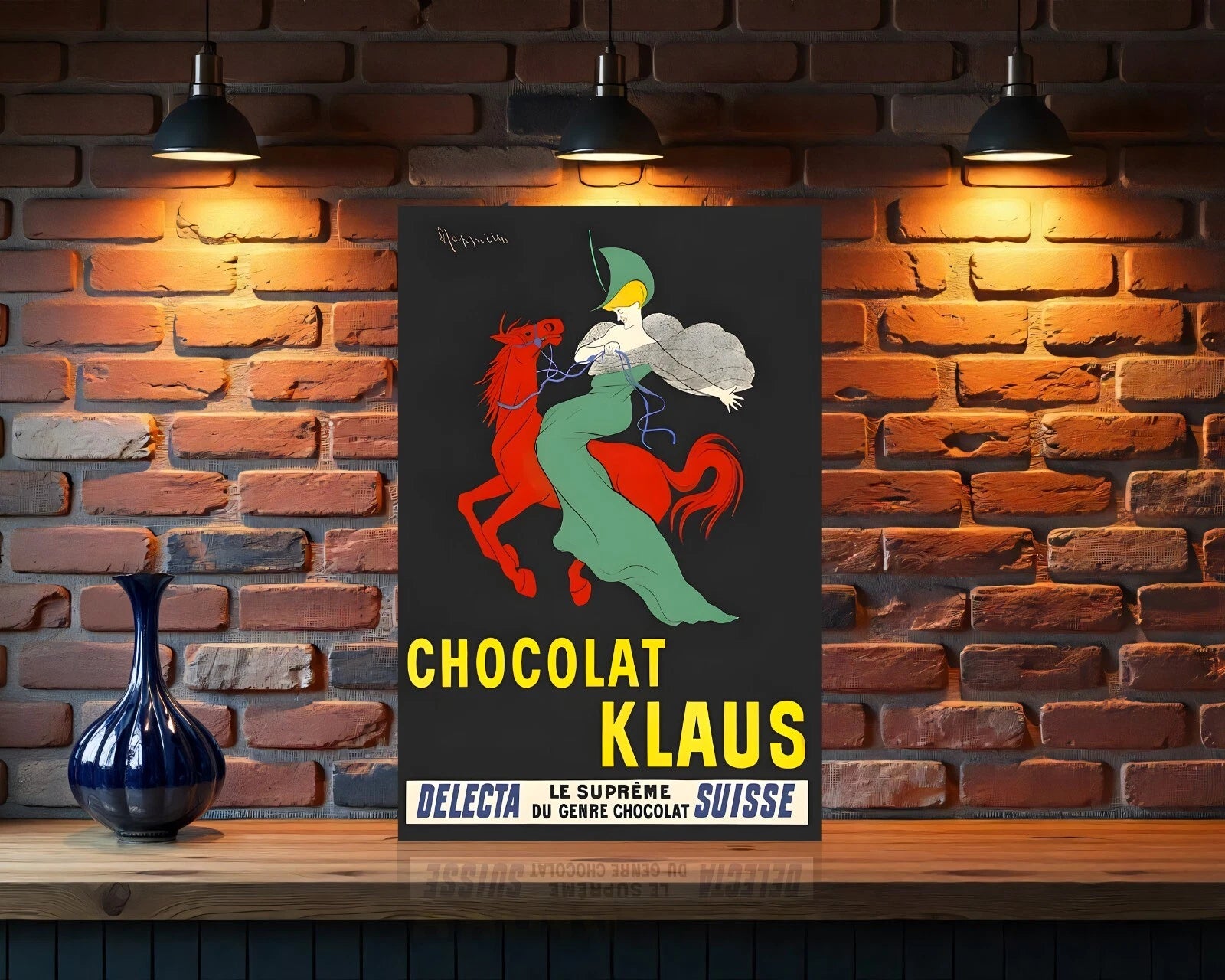 Chocolat Klaus Vintage Sign - Heavy Metal Cafe & Bar Decor – ZobGarage